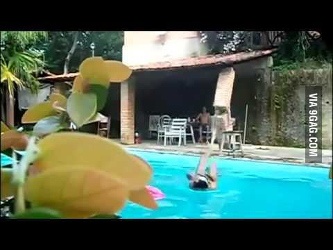 Epic Pool Fail - 9GAG