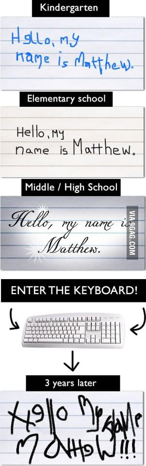 Hello my name is Matthew ! - 9GAG