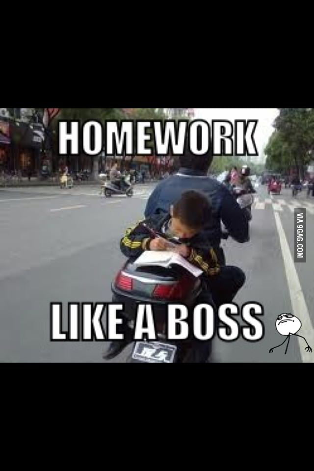 Only asians.... homework over: 9000 - 9GAG