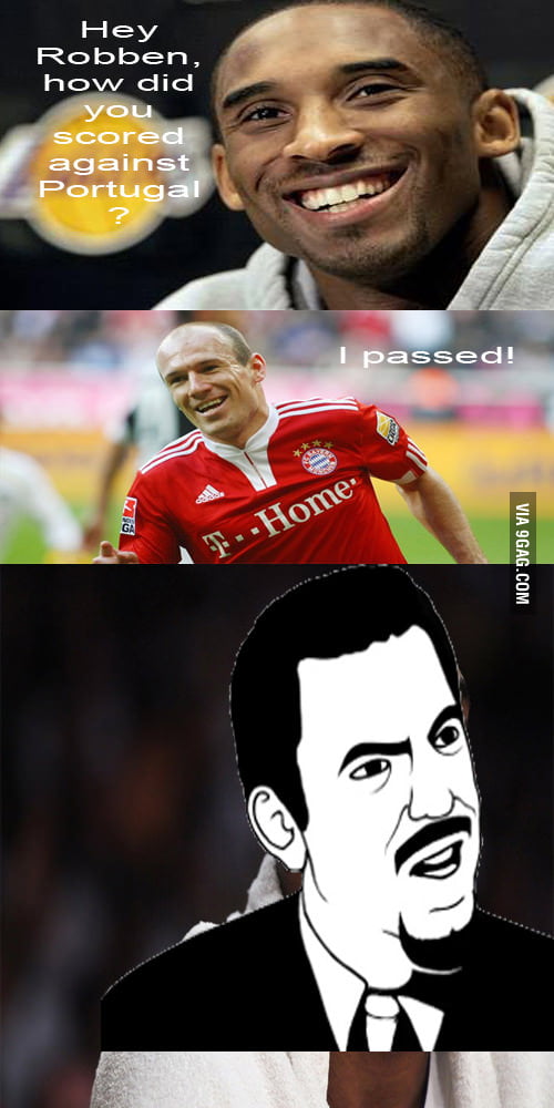 Robben passed Kobe complains - 9GAG