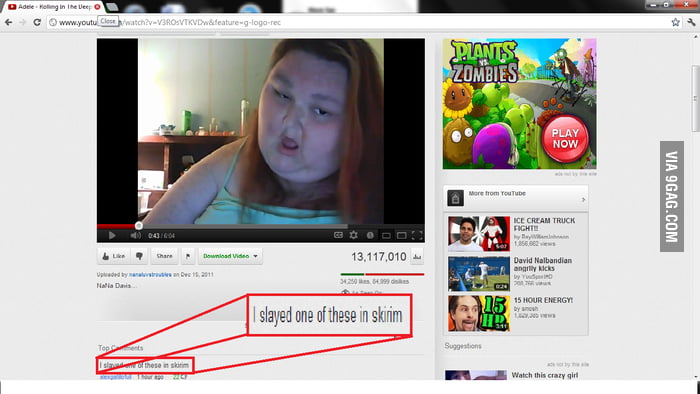 Epic comment. - 9GAG