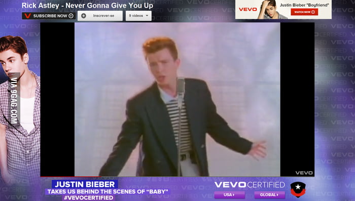 Fu*k you VEVO, can't I even enjoy a good video anymore? - 9GAG