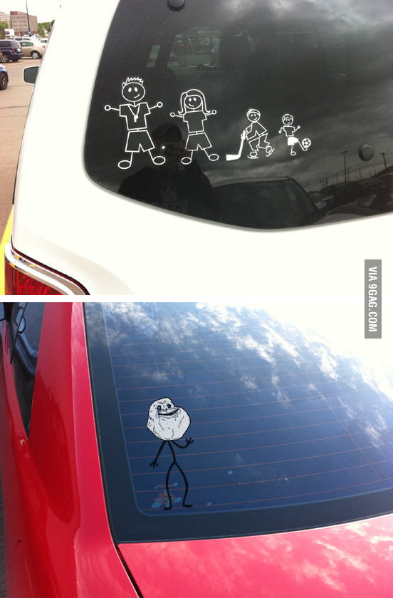 Forever alone car. - 9GAG