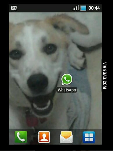 Just my phone; wuzzzup?! - 9GAG