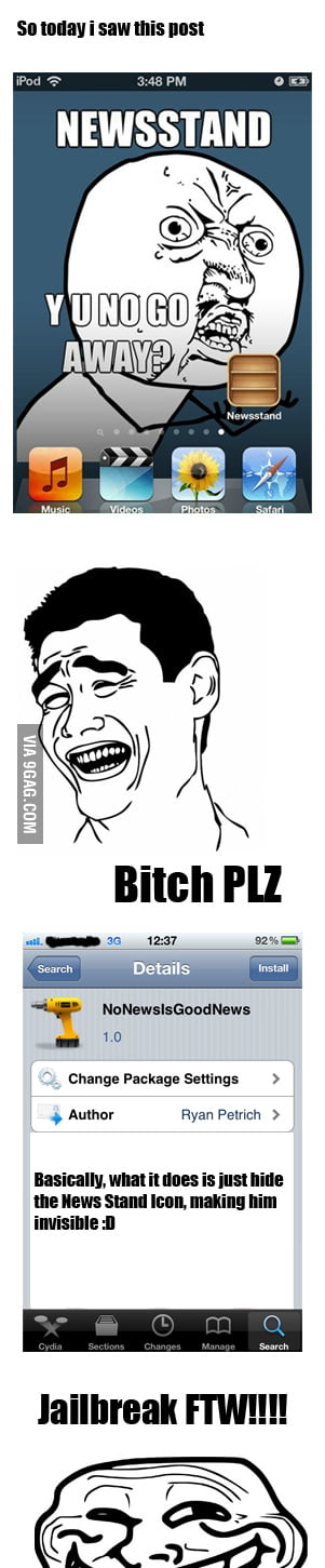 NewsStand can't go Away... B*tch Plz - 9GAG