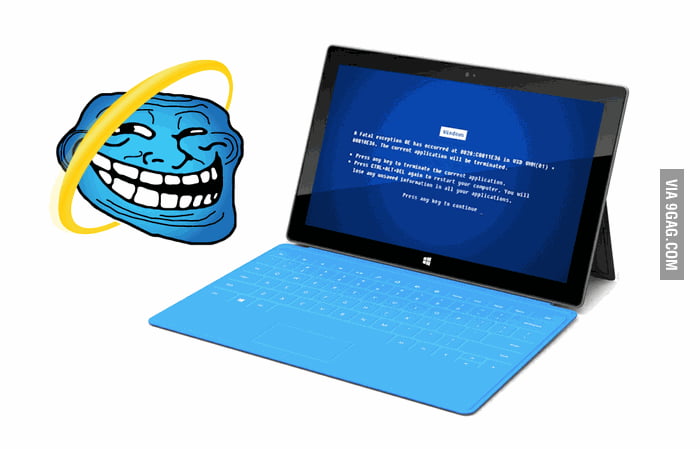New Microsoft Tablet Fail - 9GAG