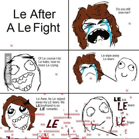 Le monkey face - 9GAG