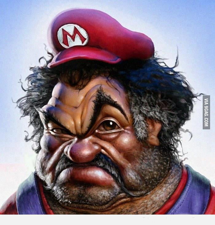 Hobo Mario - 9GAG