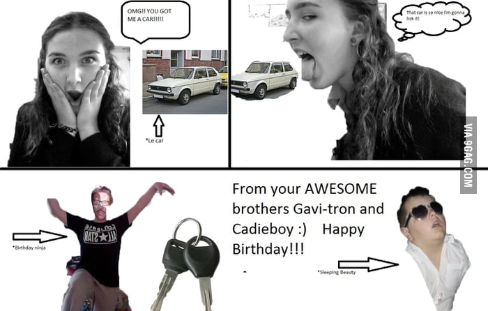 Made this for my sister - 9GAG