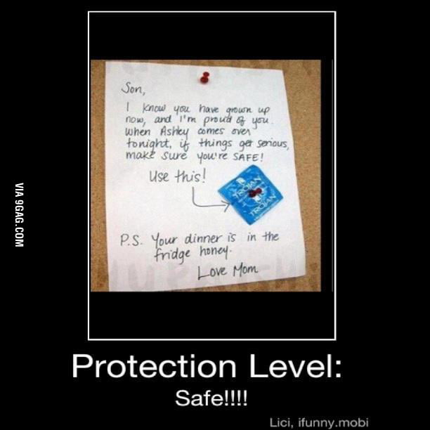 Protections level: fail... pin on the protection. - 9GAG