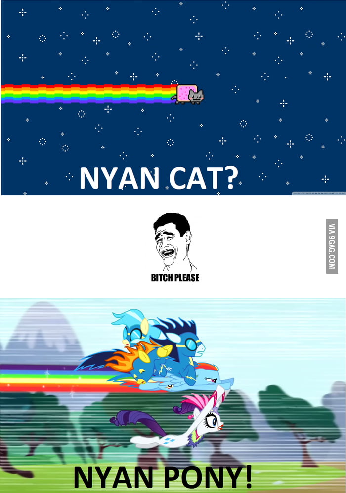 NYAN PONY... - 9GAG