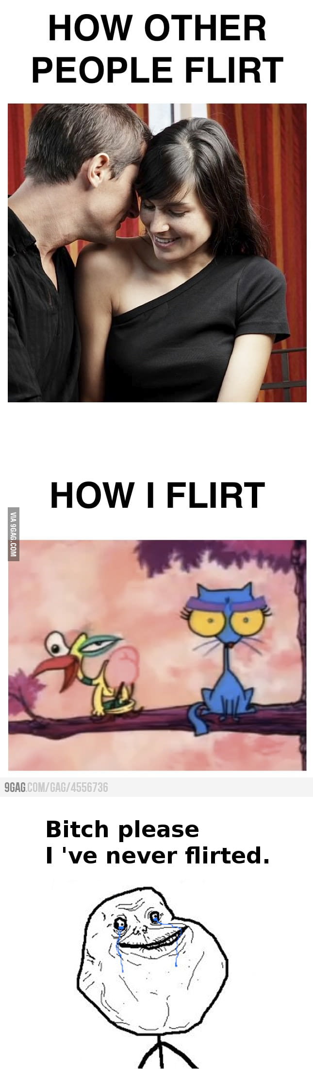 Flirting is an art? - 9GAG