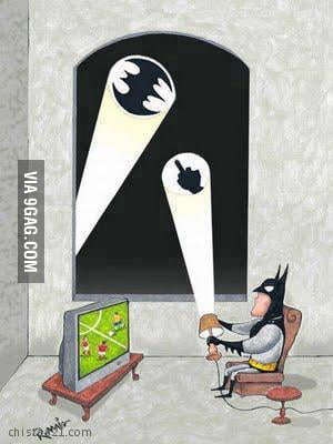 Meanwhile batman - 9GAG