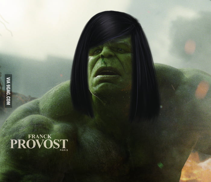The Hulk - Hair Product Commercial - 9GAG