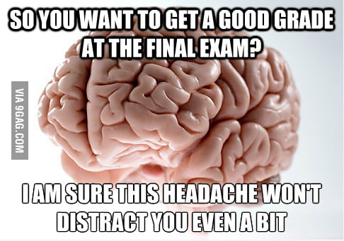 I was afraid of this but it happened to me, why brain? - 9GAG