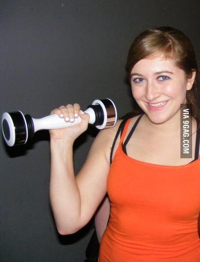 My Halloween costume: Shake Weight Commercial Girl - 9GAG