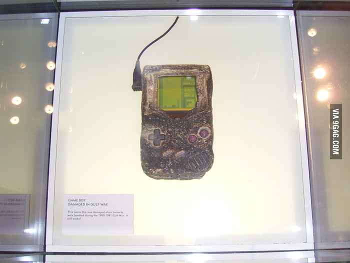 The Game Boy That Survived The Gulf War - 9GAG