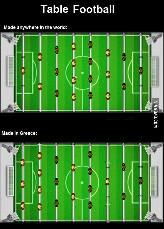 Greece table football - 9GAG