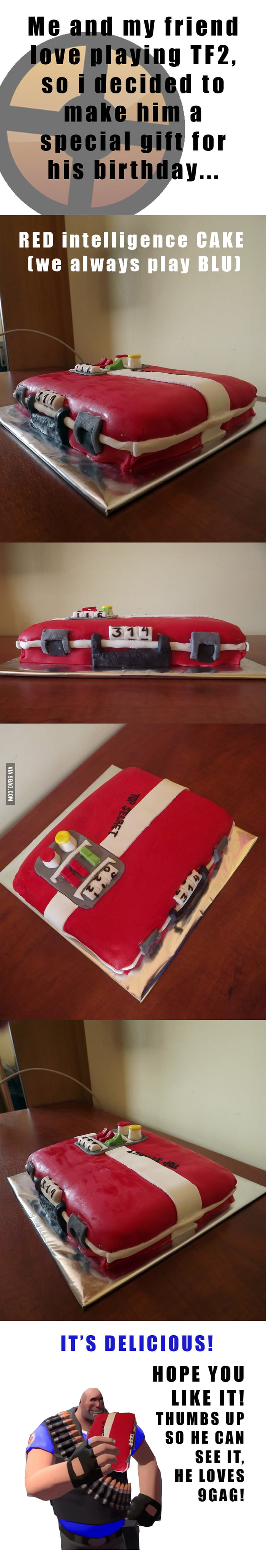TF2 Intelligence cake! - 9GAG
