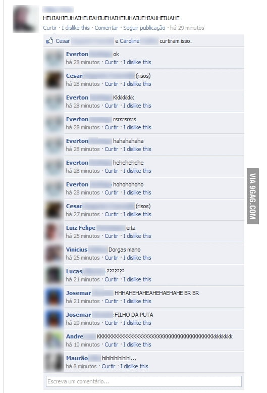 Meanwhile in Brazilian Facebook..... - 9GAG