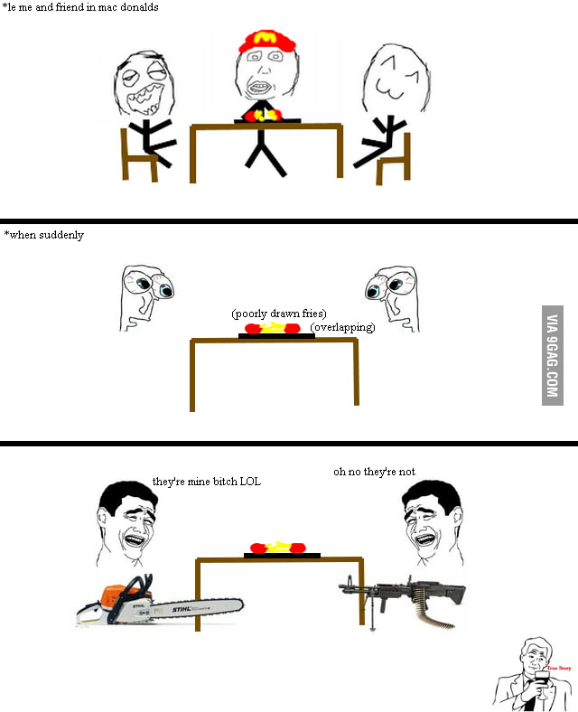 Mac Donalds first world problems - 9GAG