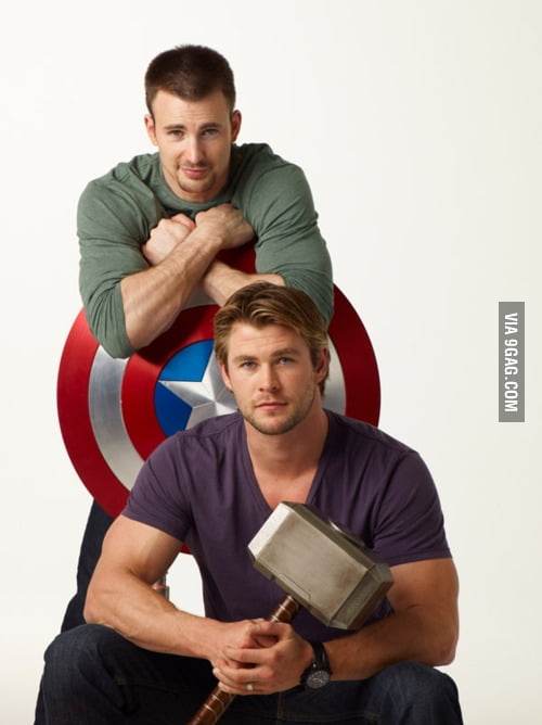 Just Thor and Captain America. - 9GAG