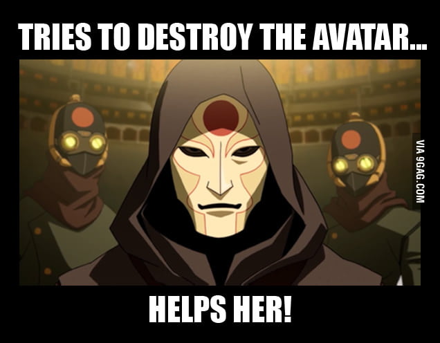 Not sure if Bad luck Amon or Good guy Amon - 9GAG