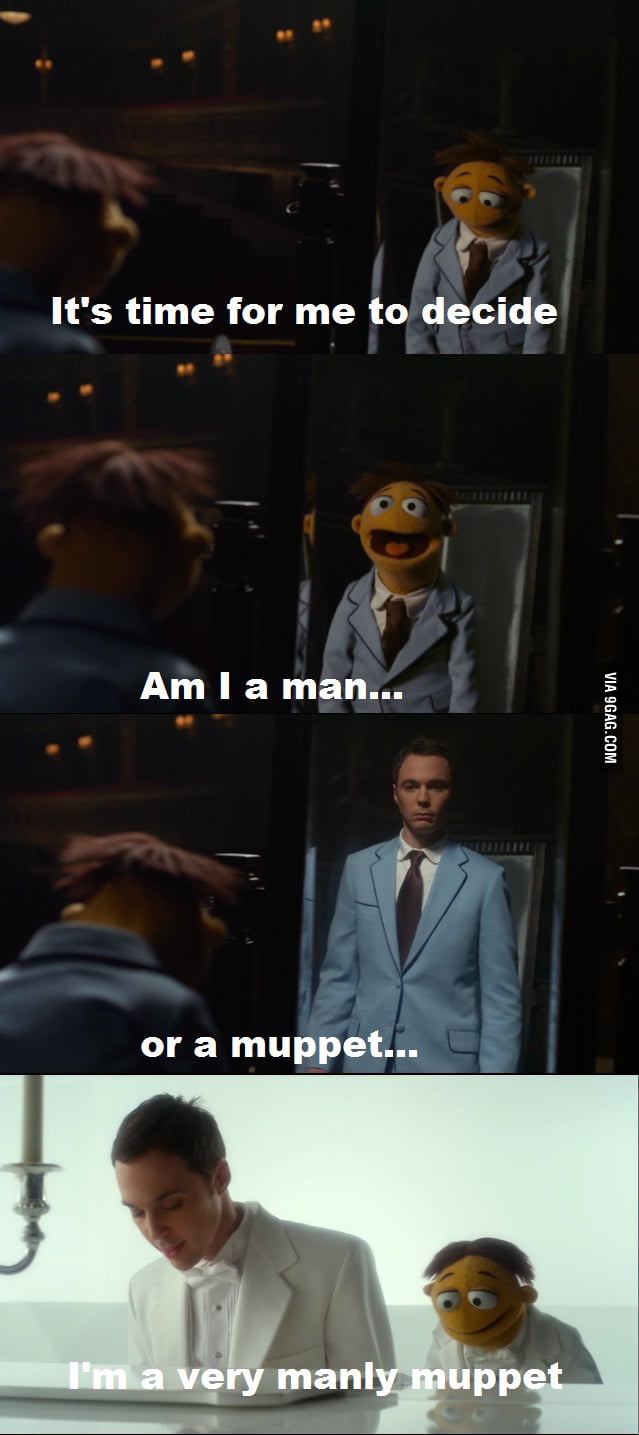Muppet or a Man - 9GAG