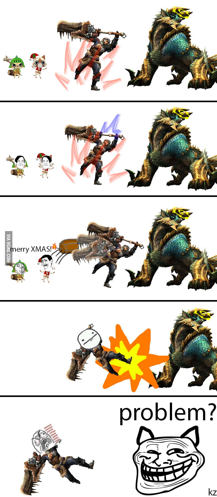 True story in Monster hunter - 9GAG