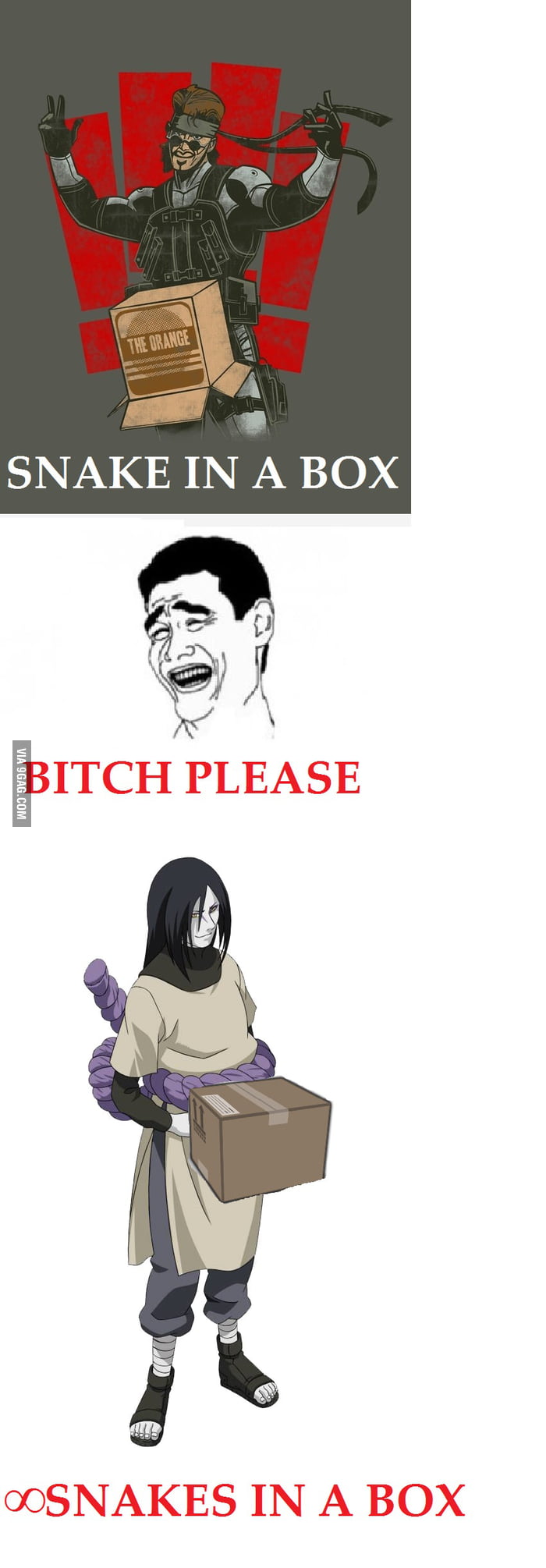 Snake in a box? - 9GAG