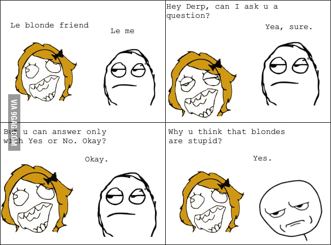 Blondes 9gag