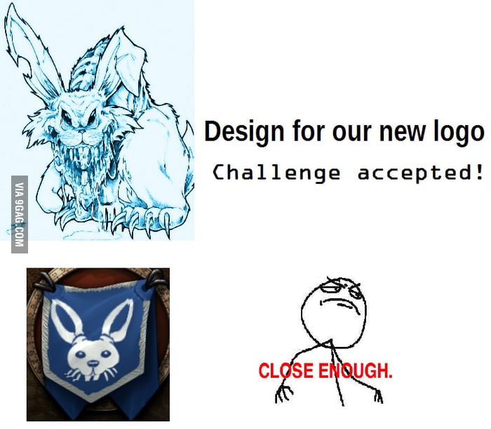 Our new guild logo - 9GAG