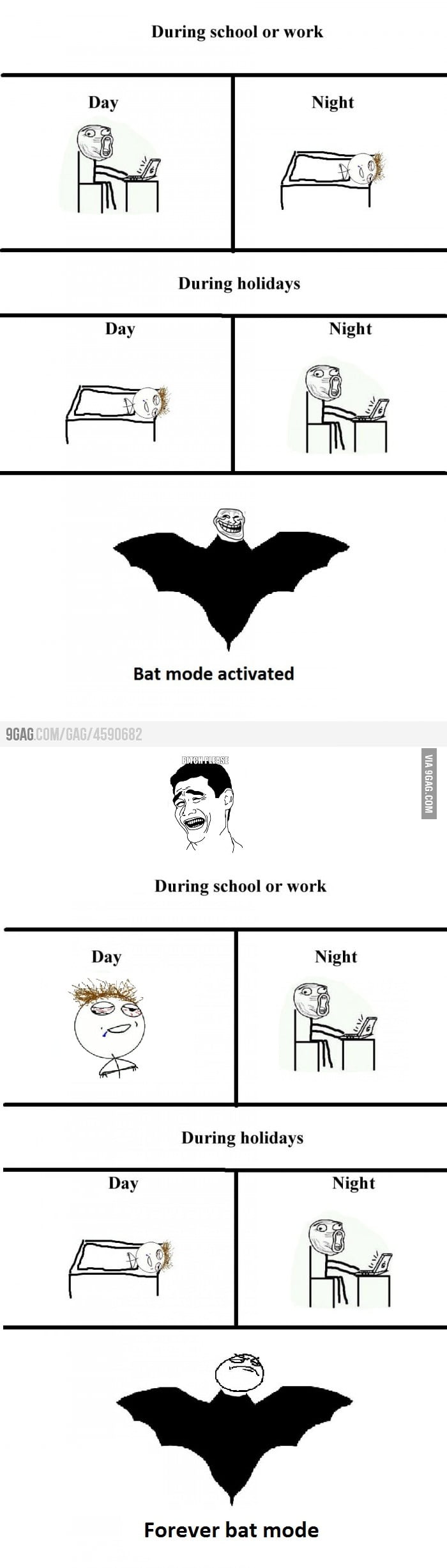 Forever bat mode - 9GAG