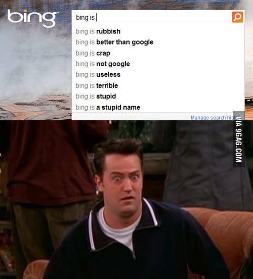Bing is sad - 9GAG