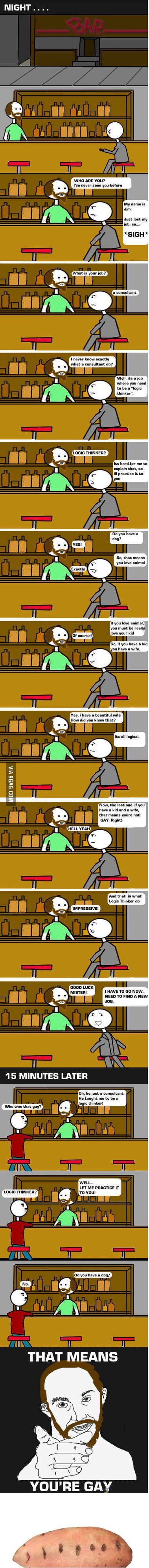 What is a logic thinker? - 9GAG