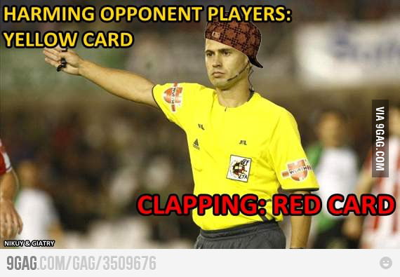 Scumbag referee - 9GAG