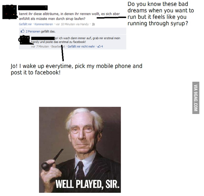 Well played Sir, well played :P - 9GAG
