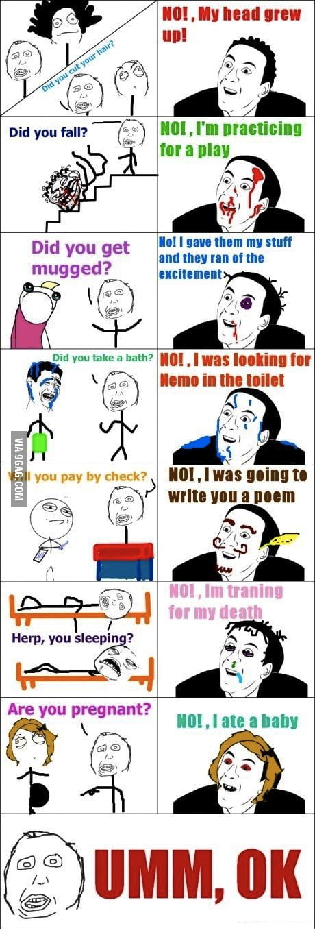 Hmm, ok :) - 9GAG