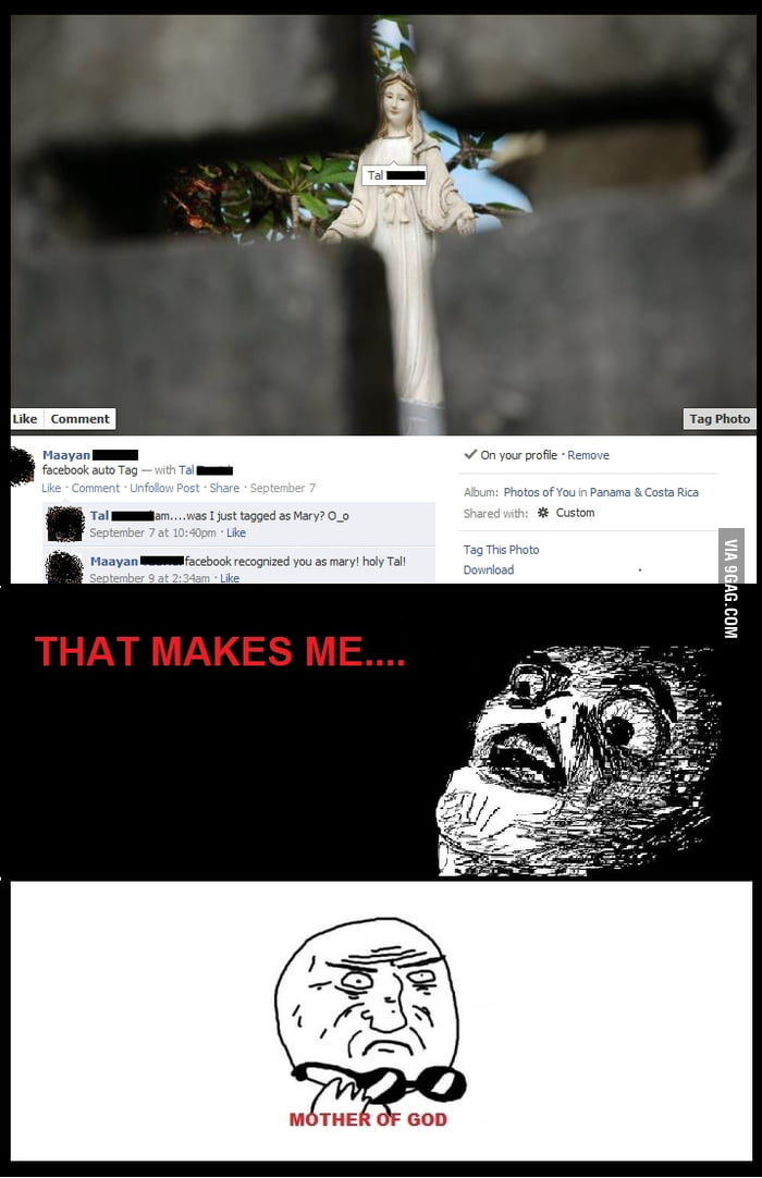Facebook Auto-Tag Fail - 9GAG