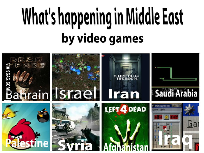 Middle East News By Video Games - 9GAG