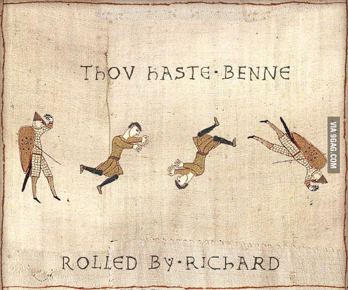 Rickrolling, medieval style - 9GAG