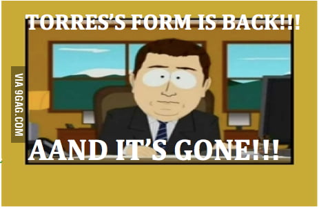 Torres's form is back... Aaand it's gone - 9GAG