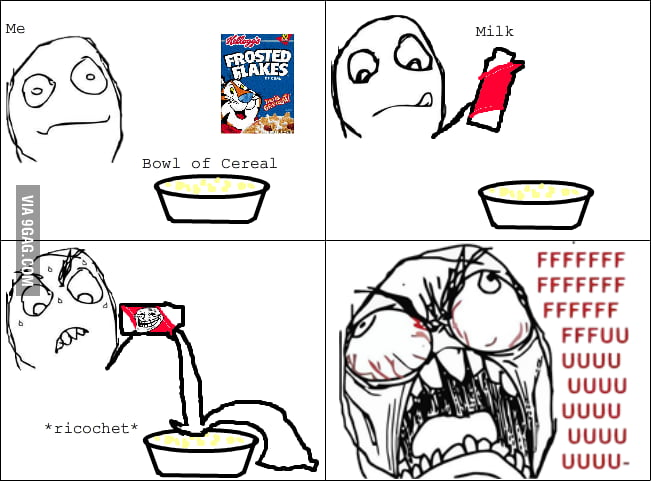 Cereal Rage - 9GAG