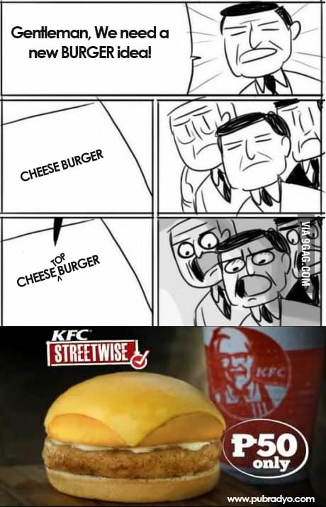 New SHIT Idea for a Burger - 9GAG