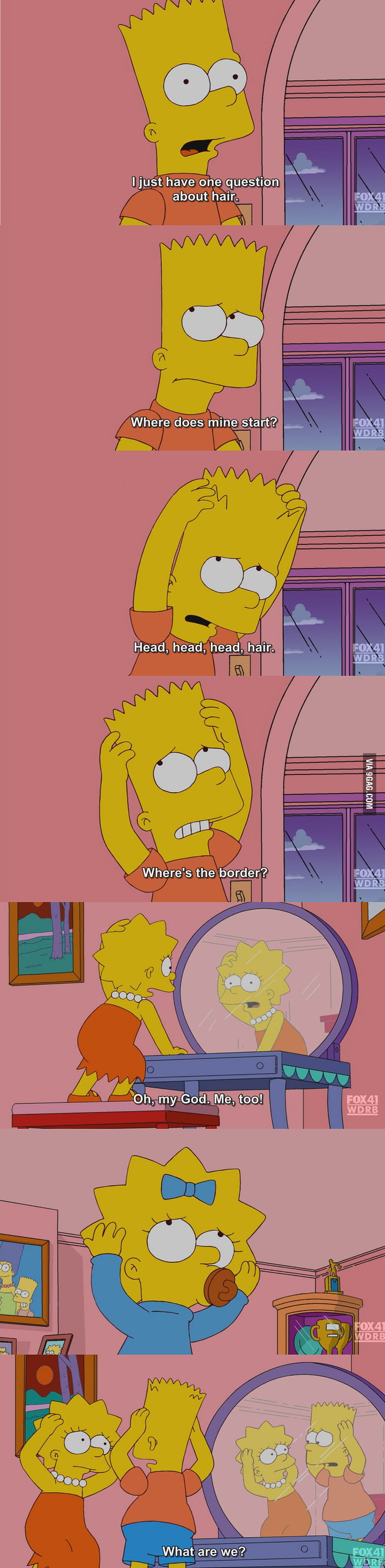 The Simpsons Hair 9gag