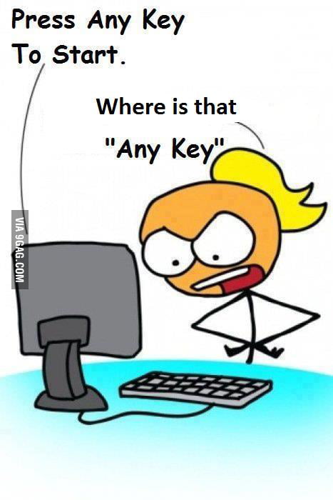 Any Key - 9GAG