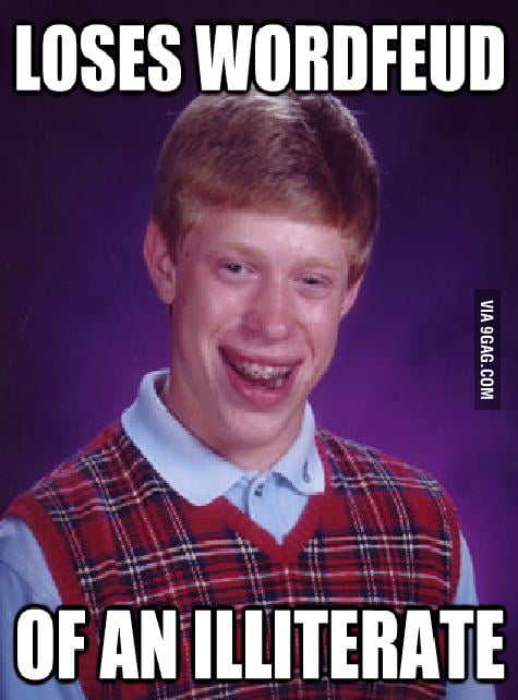 Loses WordFeud - 9GAG