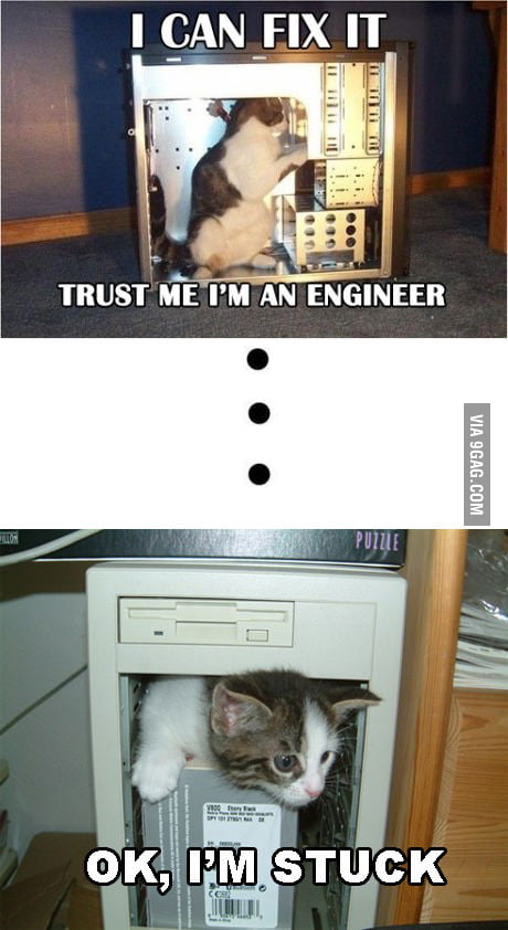 Engineer cat - 9GAG