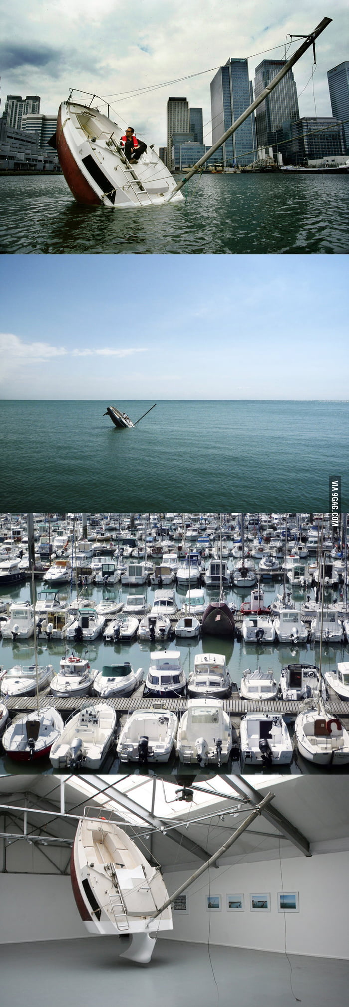 Fake Capsizing Boat Trolls the High Seas - 9GAG