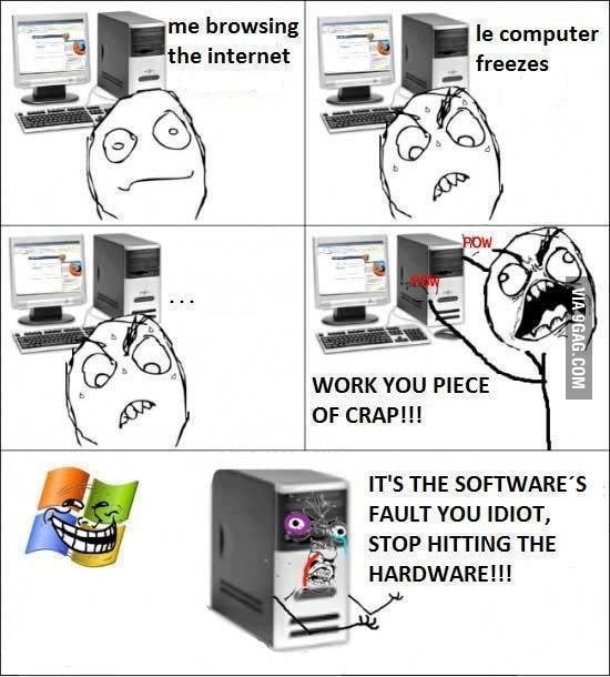 Windows trolling - 9GAG